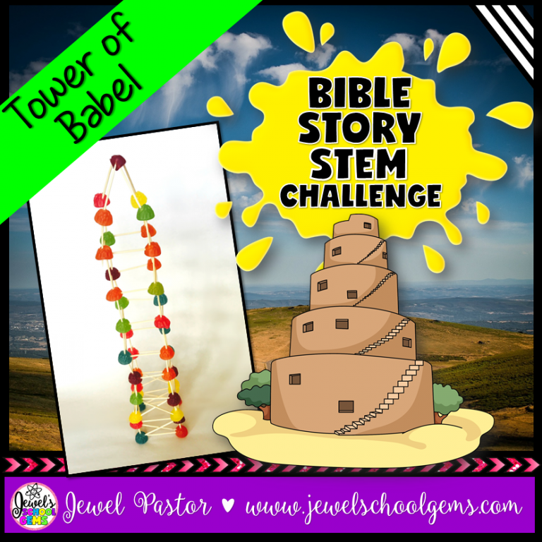 Bible Stories STEM Challenge (Tower of Babel Bible STEM Activity ...